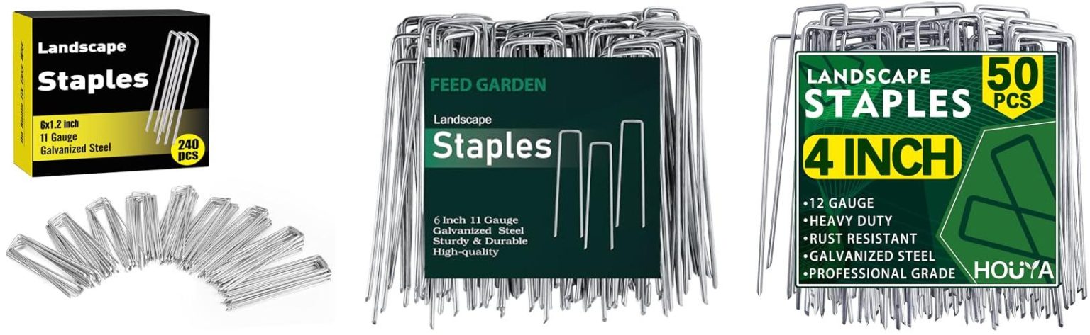 Top 5 Landscape Fabric Staples: Secure Your Yard